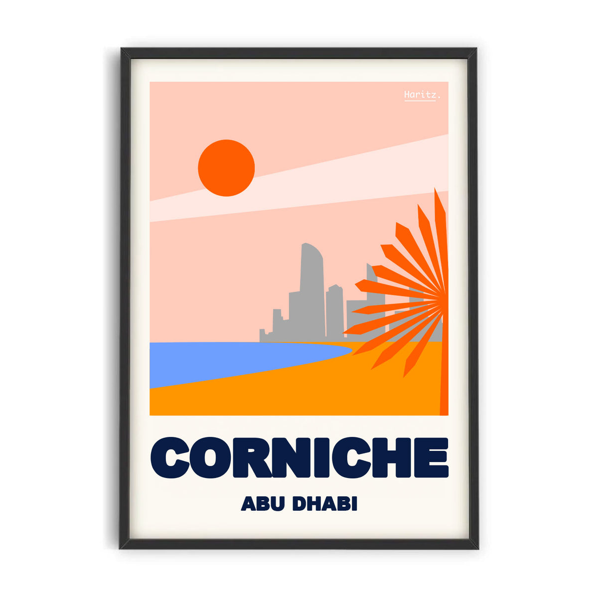 Corniche - Abu Dhabi - Art Print by Haritz